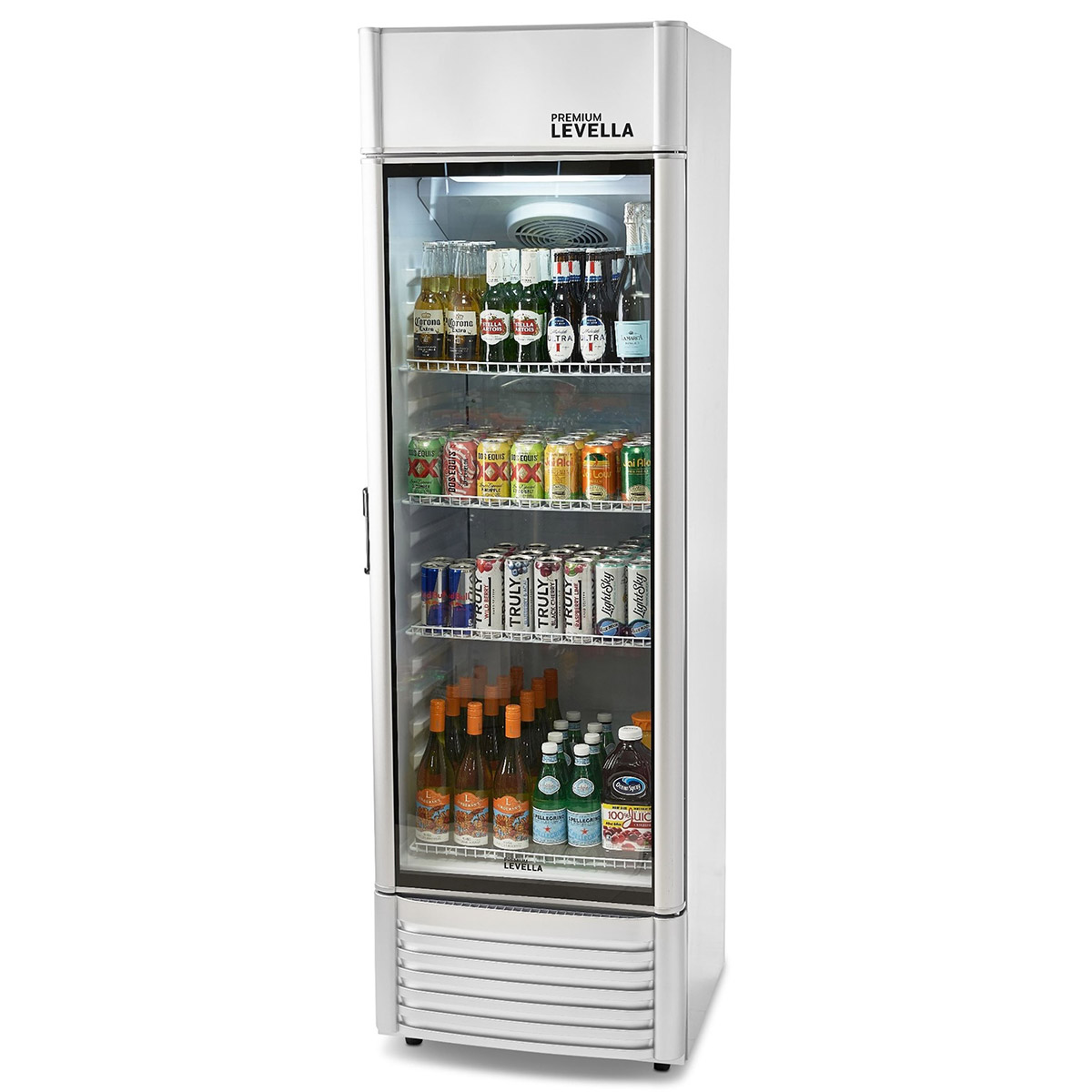 Premium Levella Merchandiser Refrigerator - 15 CuFt Single Glass Door ...