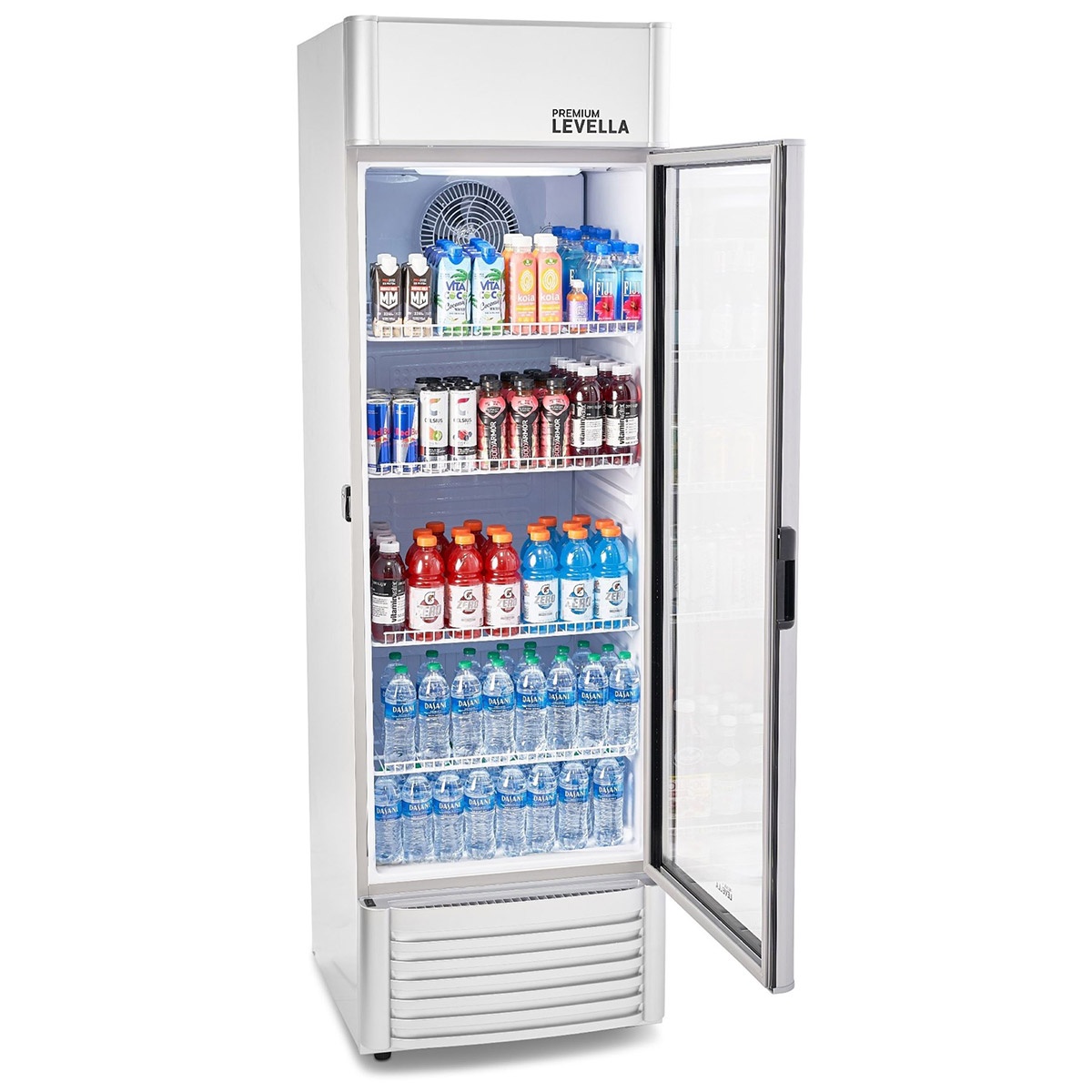 Premium Levella Merchandiser Refrigerator - 15 CuFt Single Glass Door ...